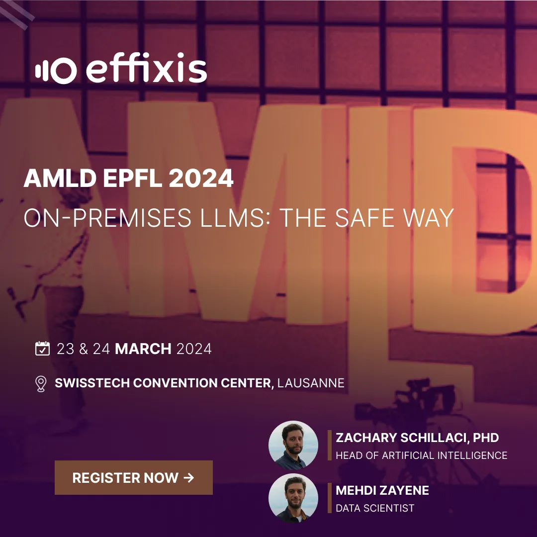 AMLD EPFL 2024 - Our events - Effixis