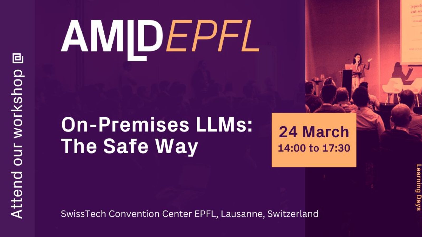 AMLD EPFL 2024 - Our events - Effixis